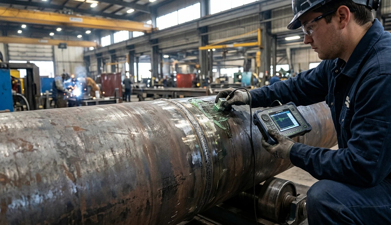 Non Destructive Testing (NDT): Advanced UT and MPI for Steel Inspection